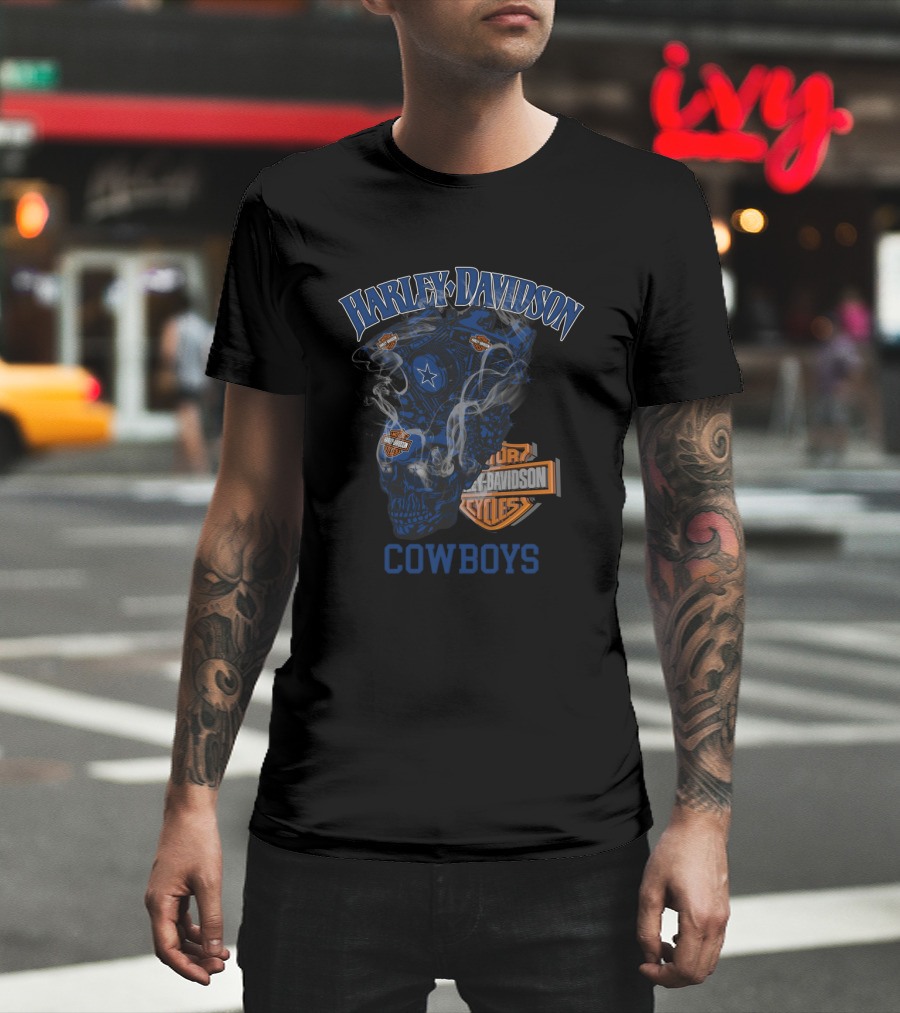 Harley Davidson Cowboys Dallas Hd 70 T-Shirt