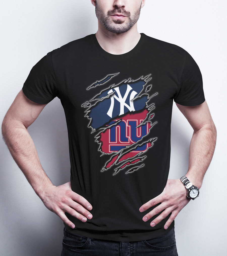 Yankees Giants Fan Crossover T-Shirt