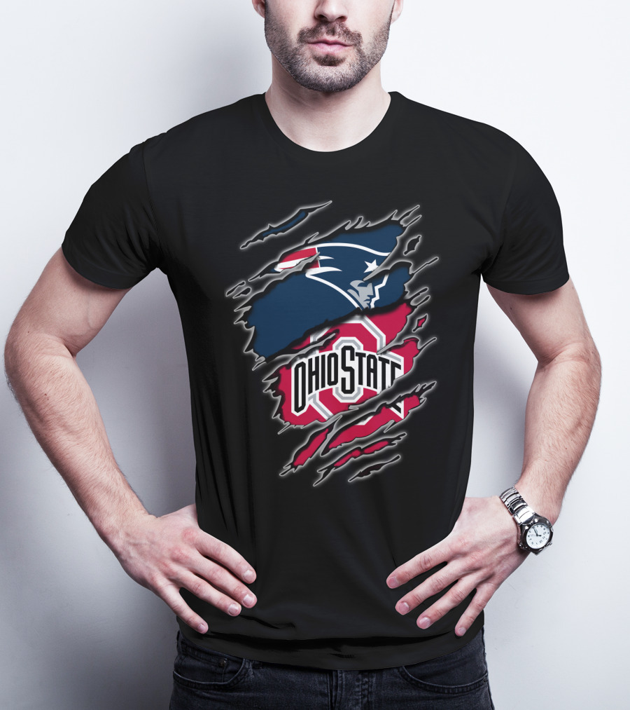 New England Patriots Ohio State Buckeyes For Fans T-Shirt