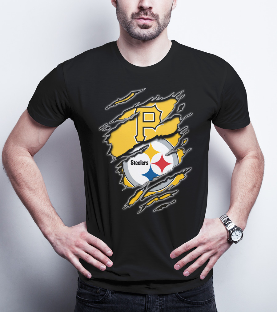 Pittsburgh Pirates Steelers Fan Crossover T-Shirt
