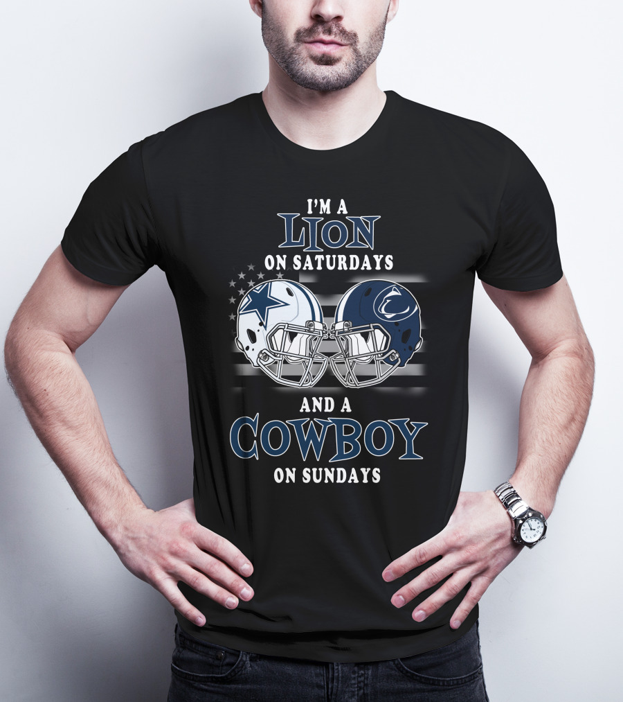 I'm A Lion On Saturdays And A Cowboy On Sundays T-Shirt