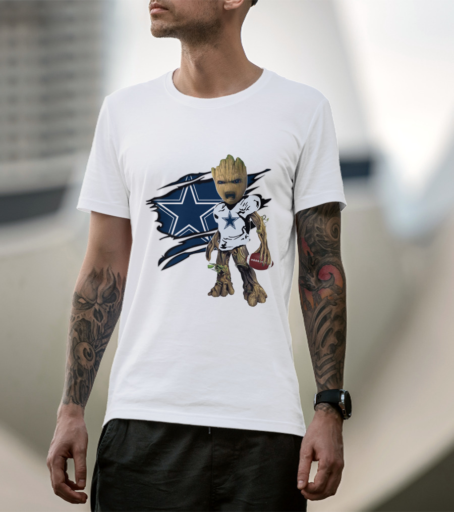 I AM Cowboys Fan's Football Character Star Team T-Shirt