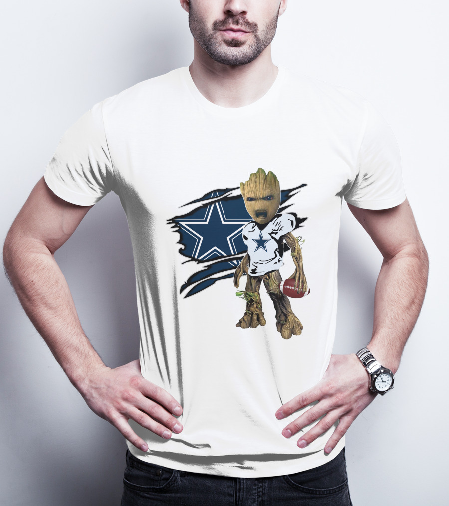 I AM Cowboys Fan's Football Character Star Team T-Shirt