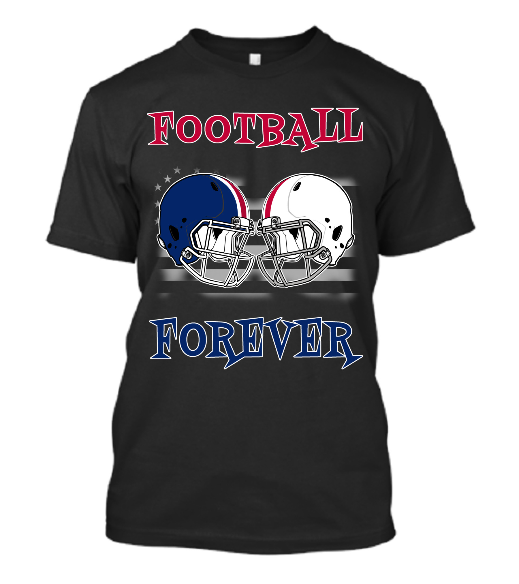 Football Forever Helmets Faceoff T-Shirt