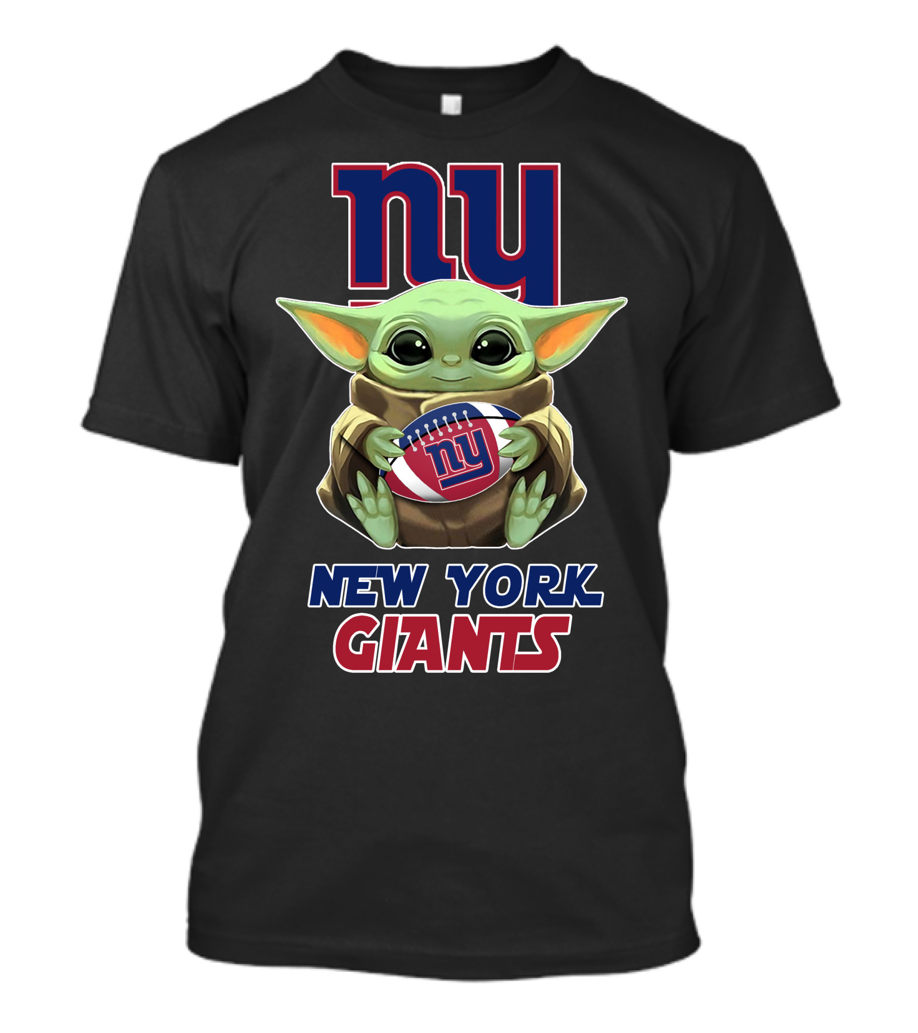 NY Giants Baby Yoda New York Giants Football T-Shirt