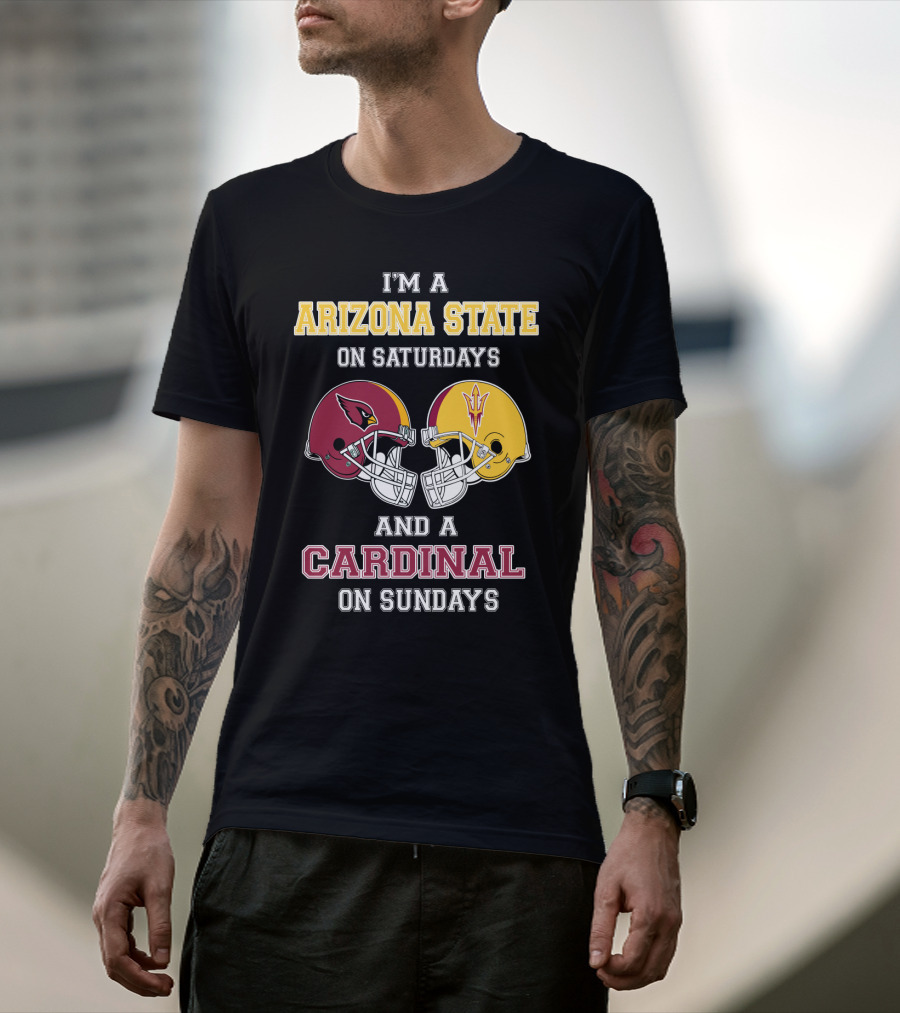 I'm A Arizona State On Saturdays And A Cardinal On Sundays T-Shirt