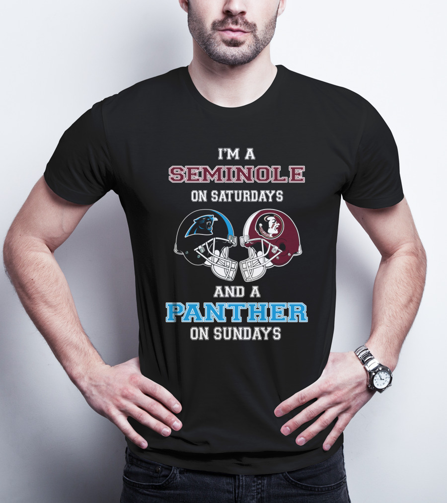 I'm A Seminole On Saturdays And A Panther On Sundays T-Shirt