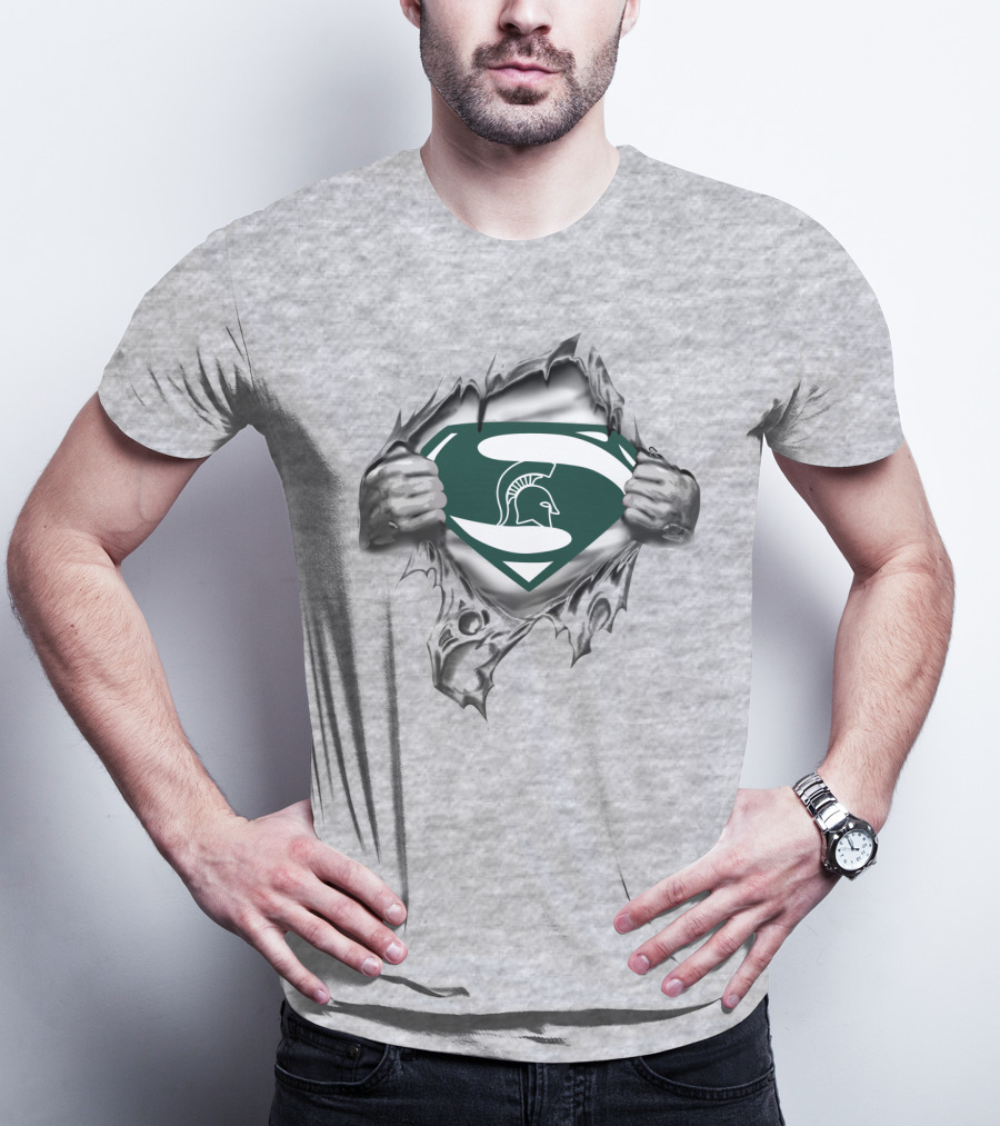 Spartans Emblem Superhero Reveal T-Shirt