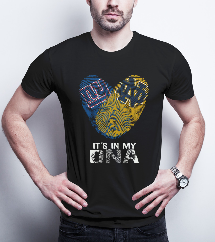 Giants Notre Dame NY ND It's In My DNA T-Shirt