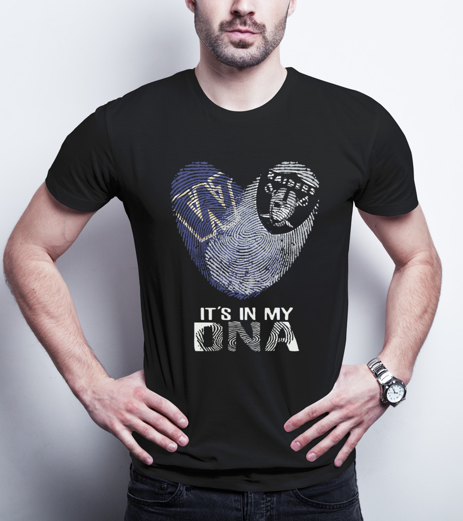 Raiders Huskies W It's In My DNA T-Shirt