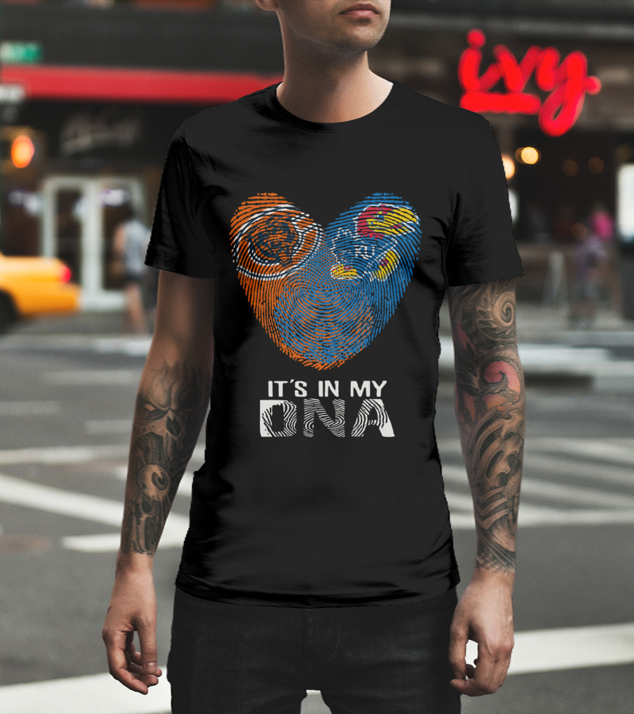 Bears KU Jayhawks It's In My DNA T-Shirt