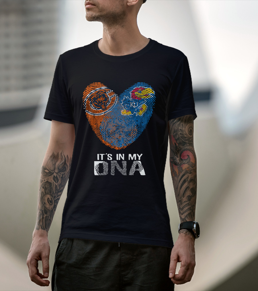 Bears KU Jayhawks It's In My DNA T-Shirt