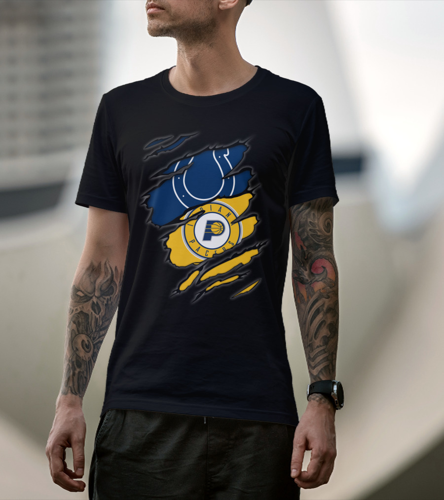 Indianapolis Colts Indiana Pacers Rip T-Shirt