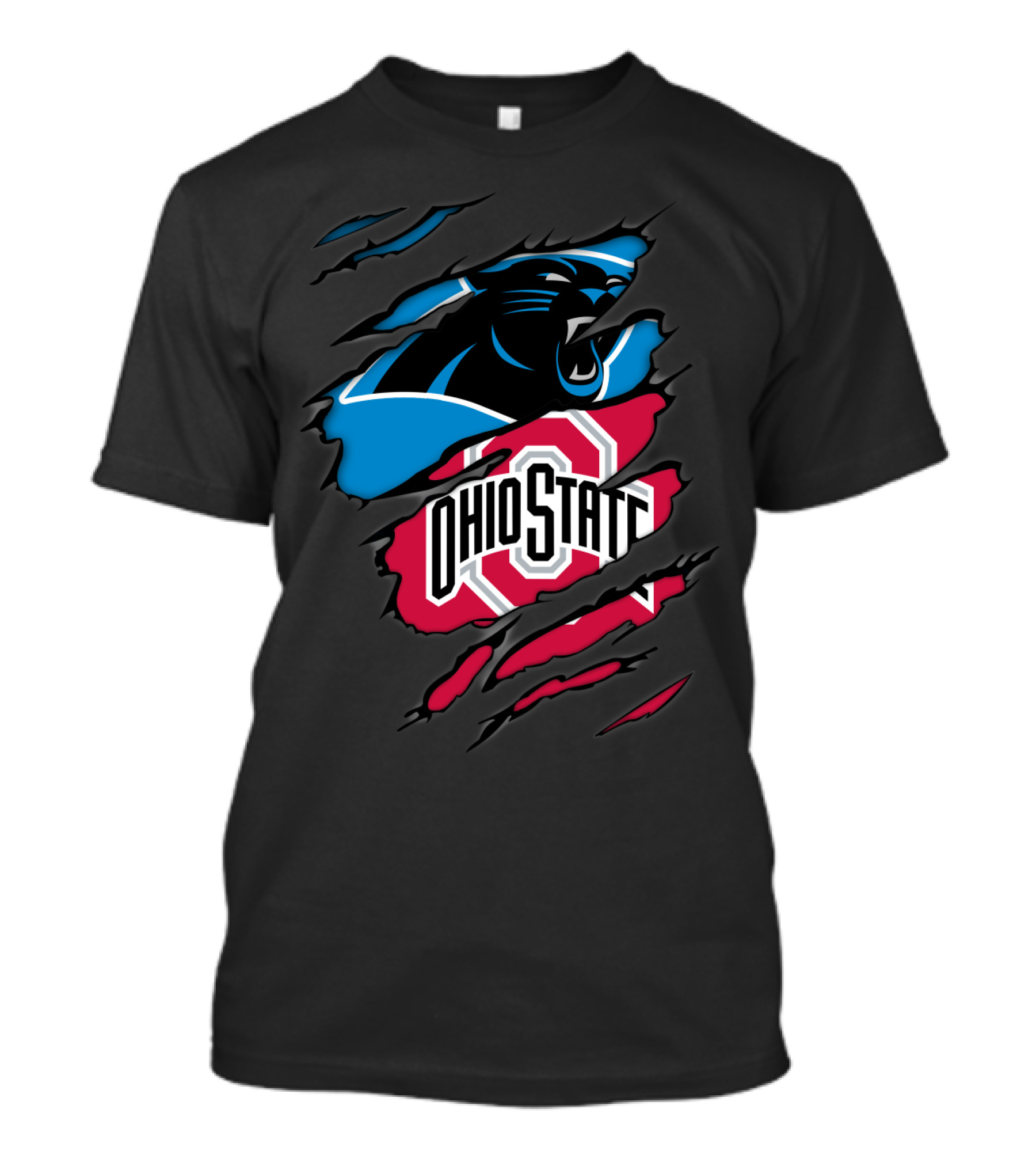 Panthers Ohio State Buckeye Fan Crossover T-Shirt
