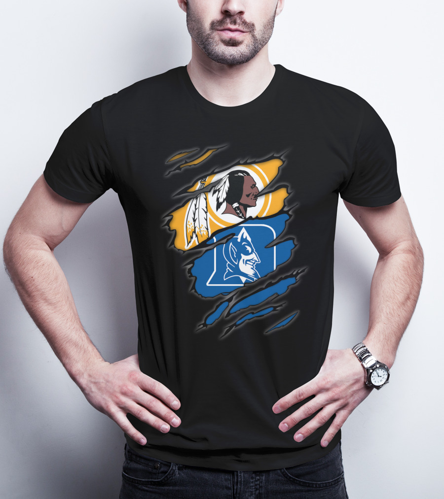 Redskins Duke Blue Devils Rip T-Shirt