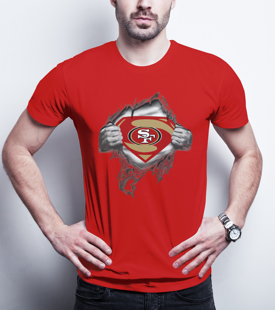 49ers SF Logo Superman T-Shirt