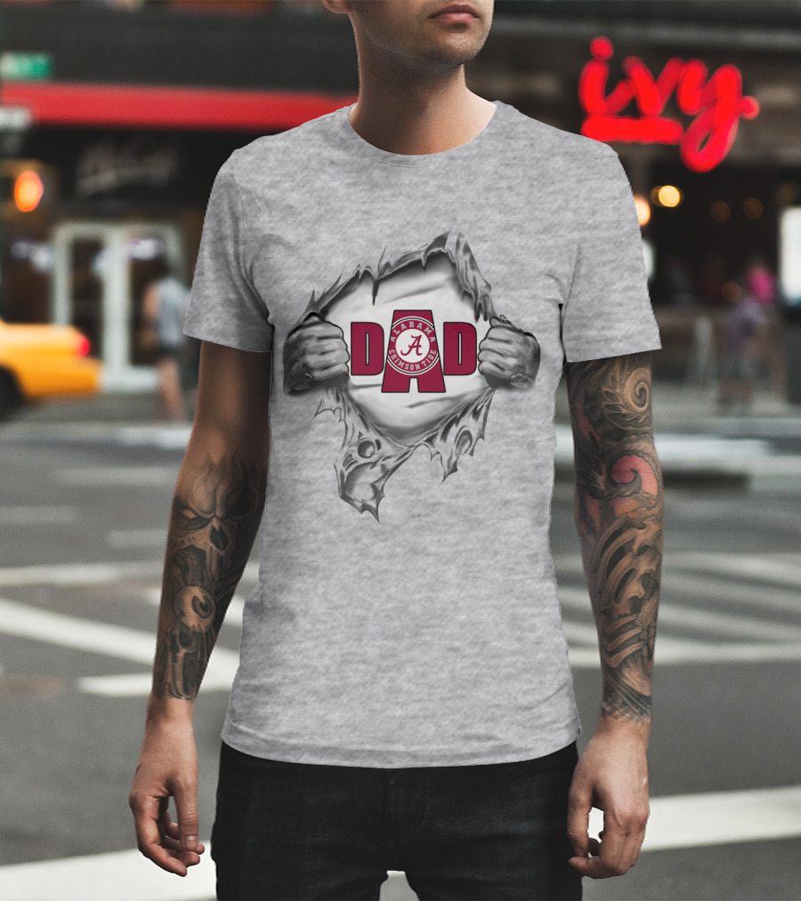 Alabama Crimson Tide Super Dad T-Shirt