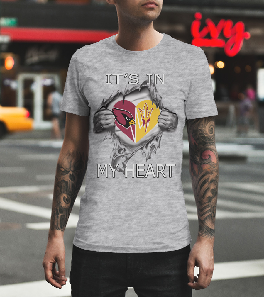 IT'S IN MY HEART Cardinals Arizona State T-Shirt