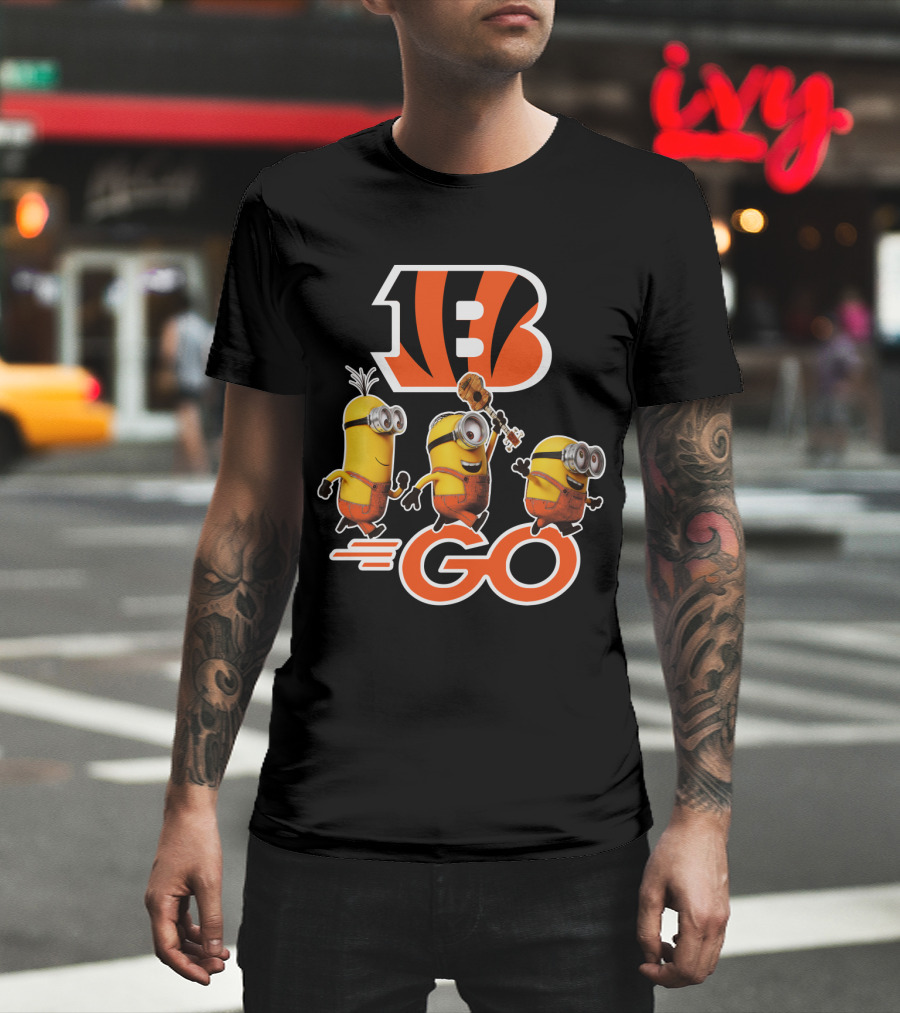 Bengals Minions Go T-Shirt