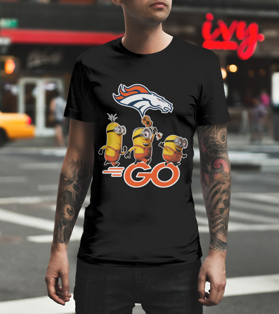 Broncos Minions Go T-Shirt