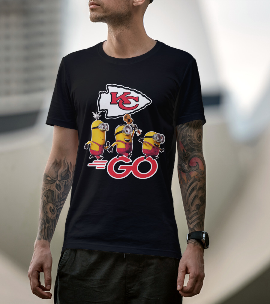 Kansas City Chiefs Minions Go T-Shirt