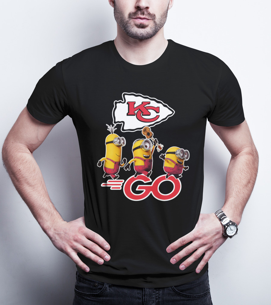 Kansas City Chiefs Minions Go T-Shirt