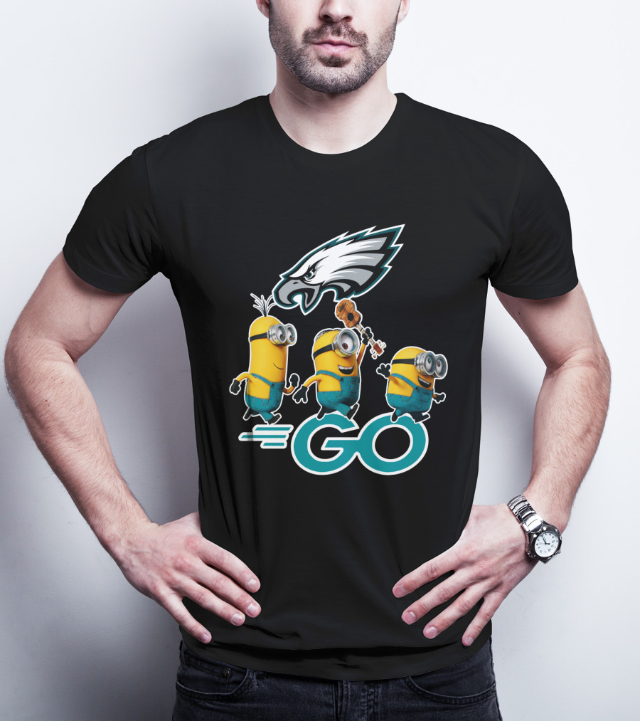 Minions Go Philadelphia Eagles T-Shirt