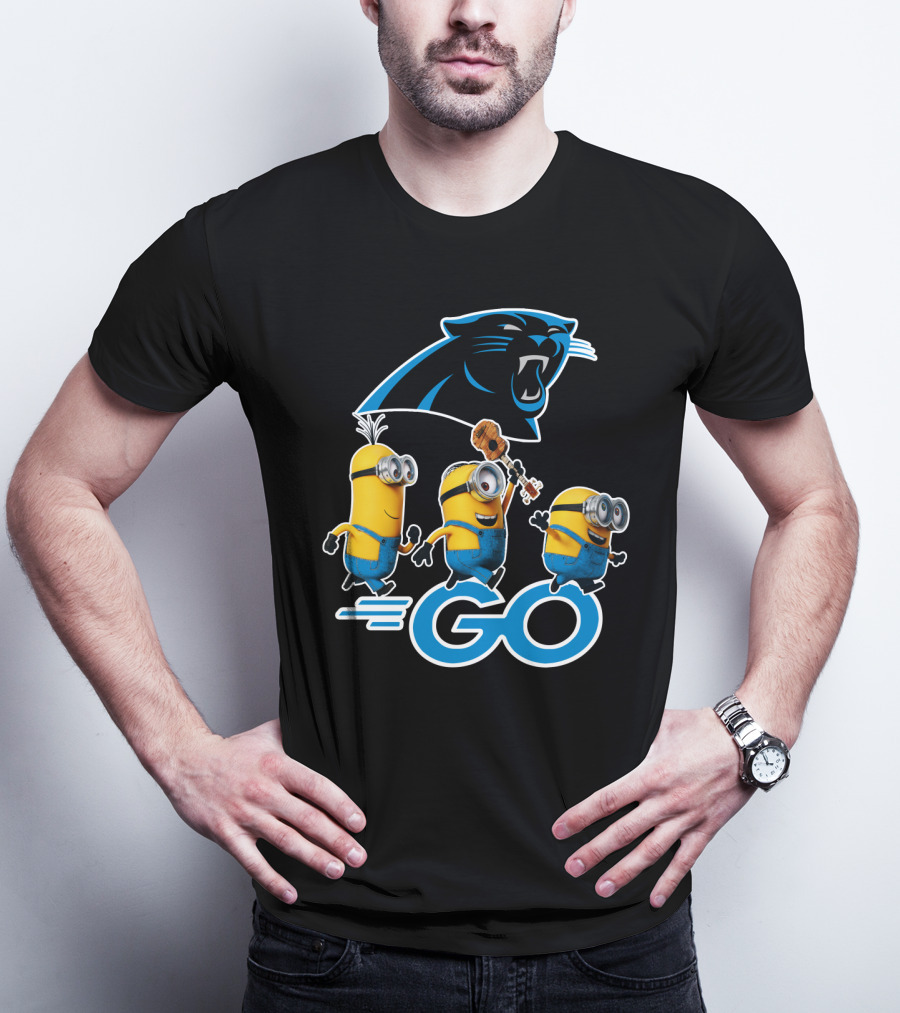 Panthers Go Minions NFL Fan Team Spirit T-Shirt