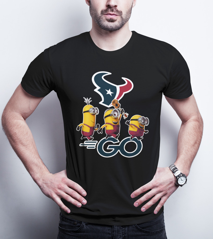 Houston Texans Minions Go T-Shirt