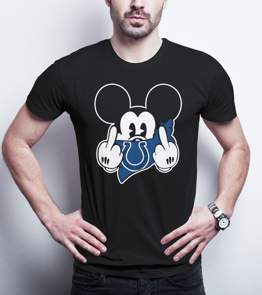 Colts Mickey Mouse Bandana Gesture T-Shirt