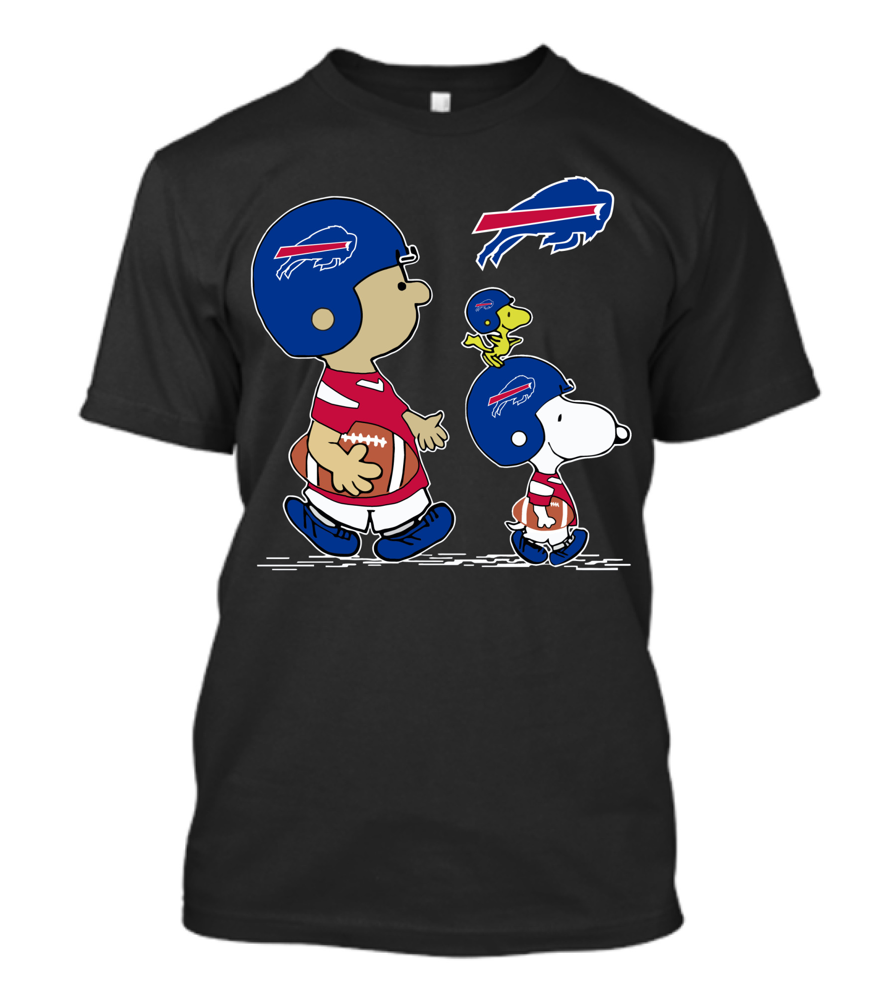 Bills Snoopy Buffalo Football Peanuts Characters T-Shirt