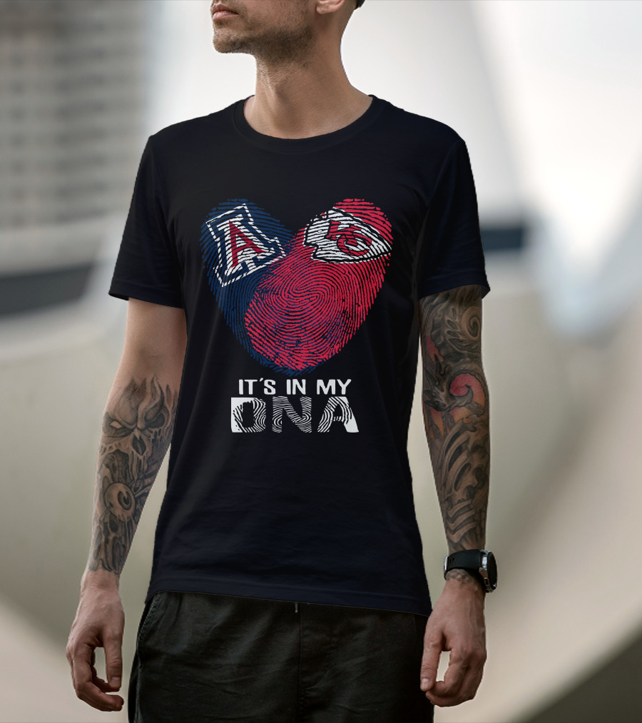 Arizona Wildcats Kansas City Chiefs It's In My DNA T-Shirt