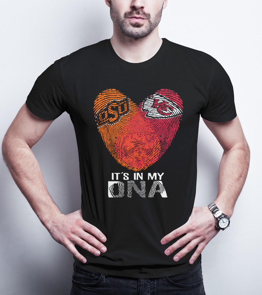 Oklahoma State OSU And Chiefs KC It's In My DNA T-Shirt