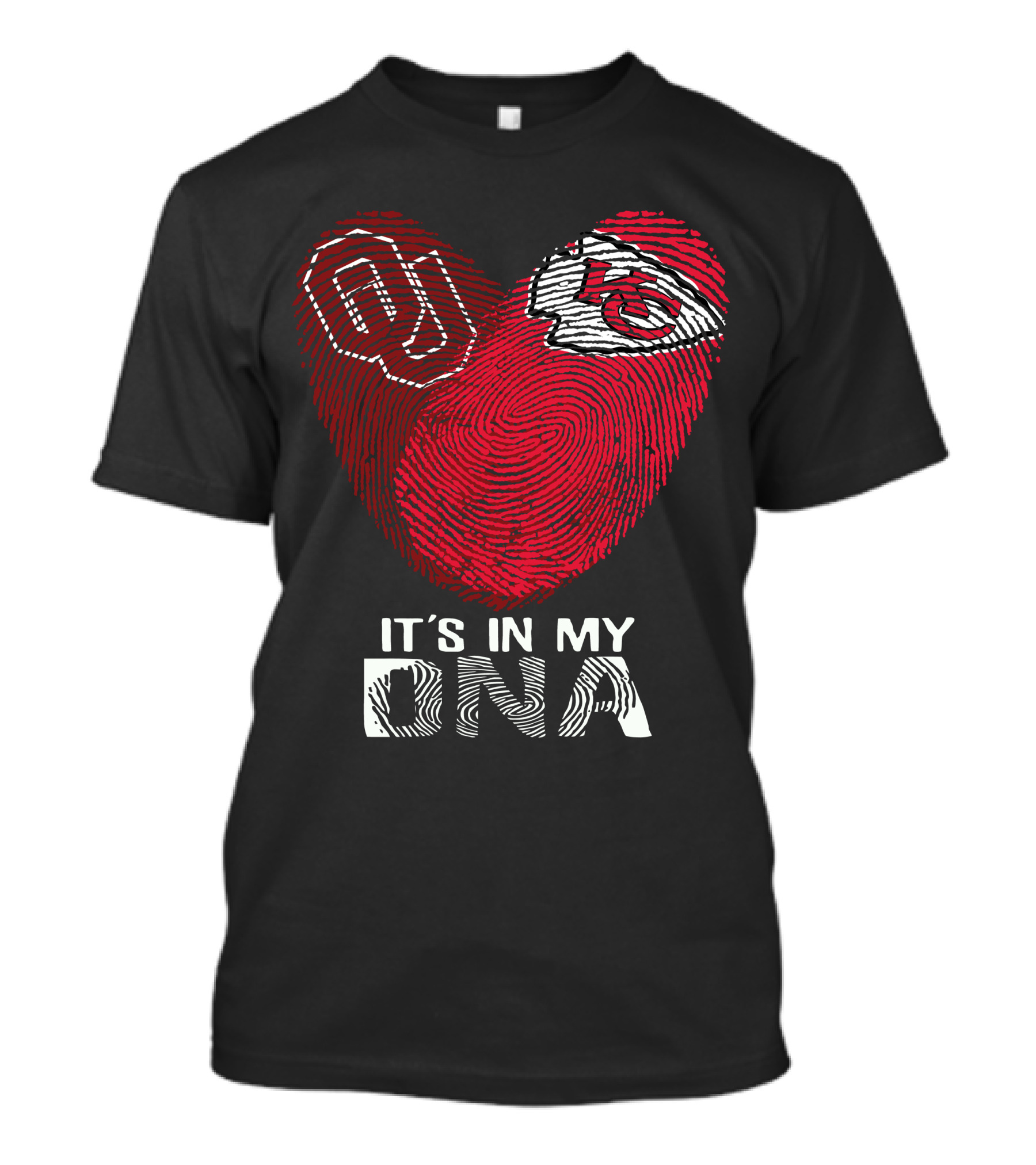 Sooners OU And Kansas City Chiefs It's In My DNA T-Shirt