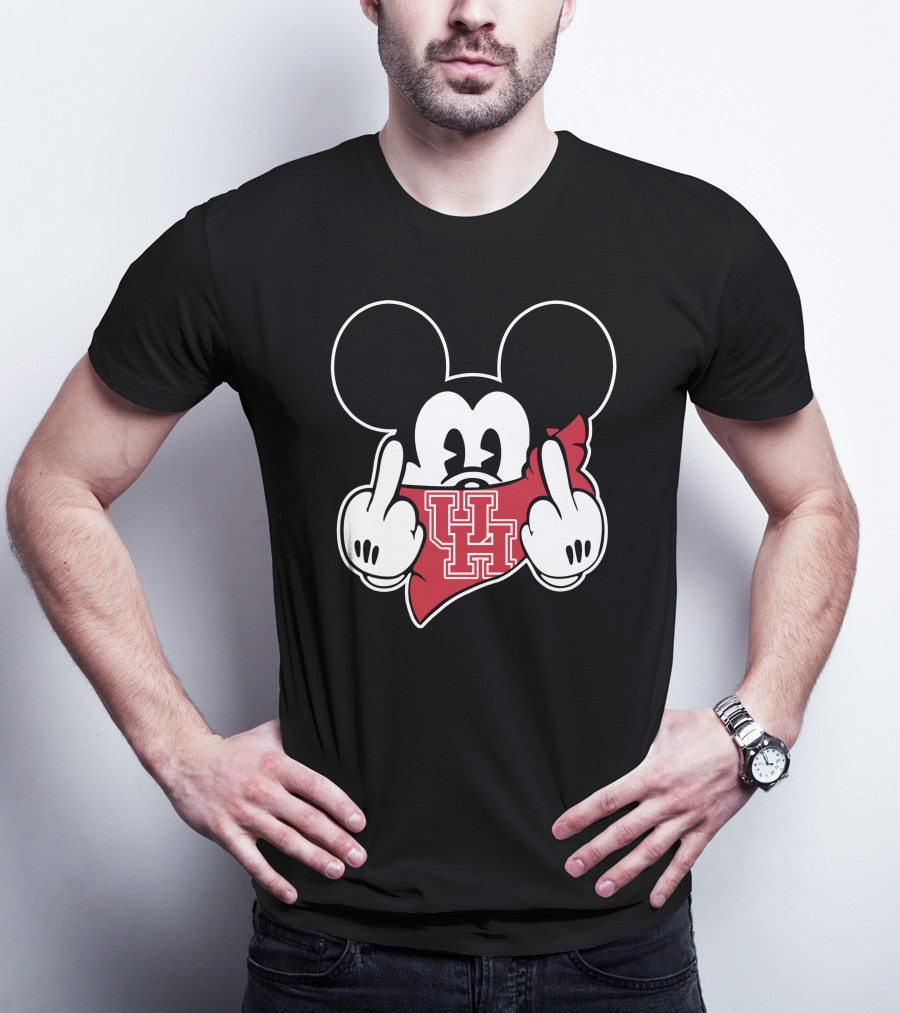 Houston Cougars UH Mickey Mouse T-Shirt