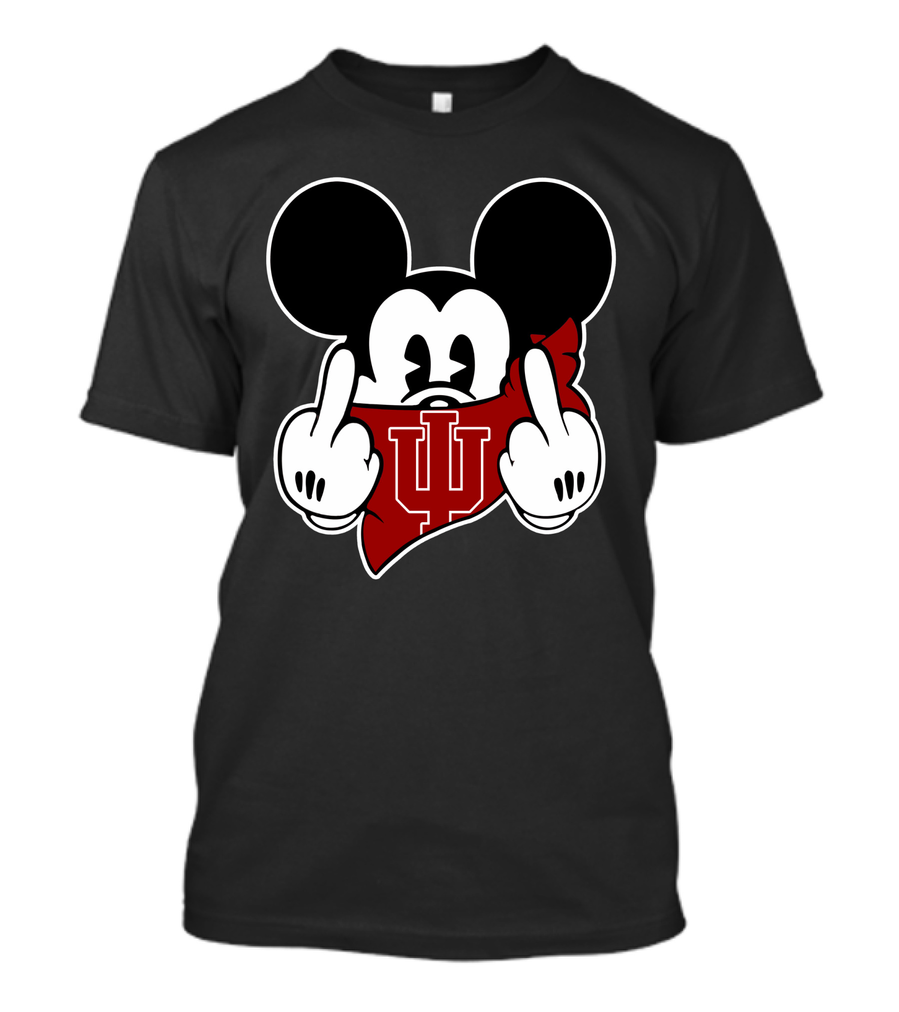 Indiana Hoosiers IU Logo Mickey T-Shirt