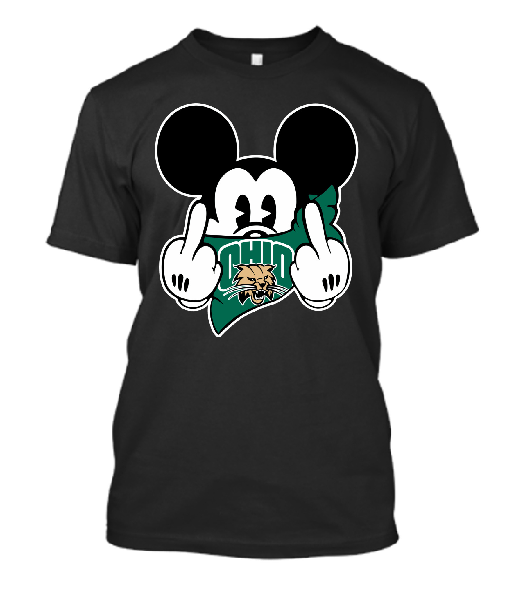 Ohio Bobcats Mickey Gesture T-Shirt