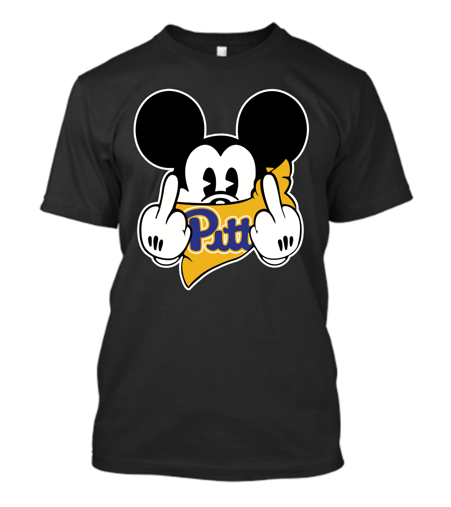 Pitt Panthers Mickey Gesture T-Shirt