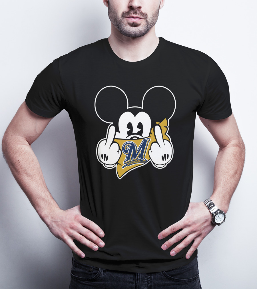 Mickey Brewers M Bandana Gesture T-Shirt