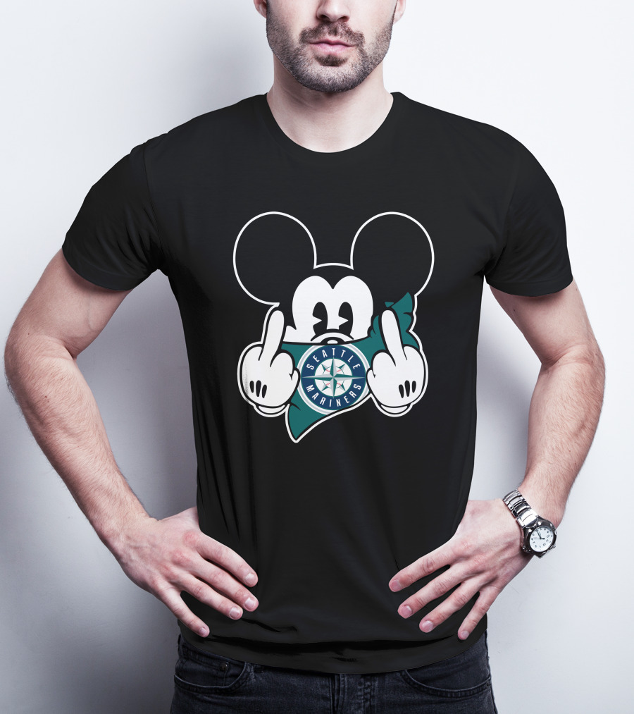 Seattle Mariners Mickey Gesture T-Shirt