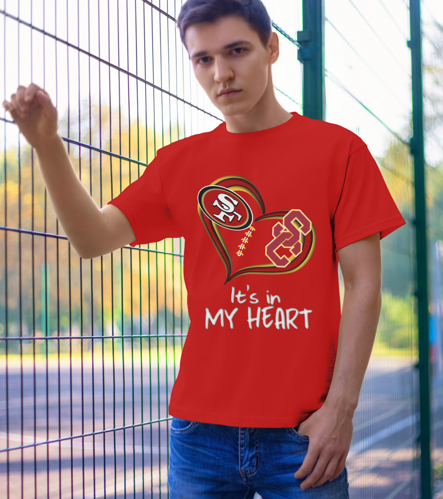49ers Sc It's In My Heart T-Shirt