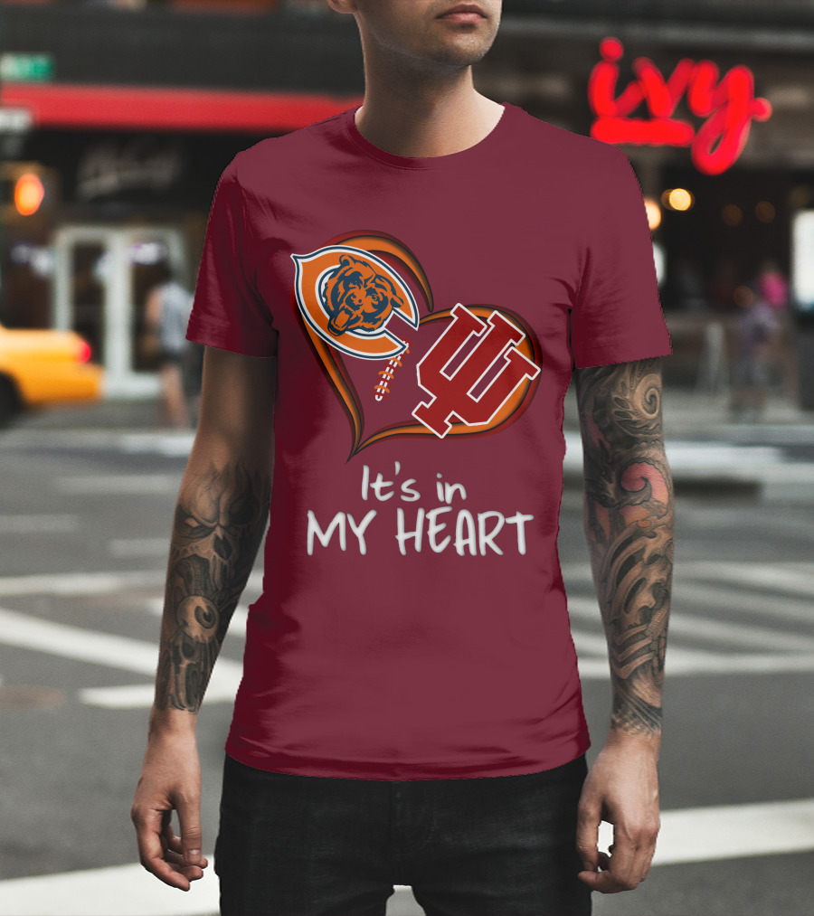 Bears Hoosiers It's In My Heart T-Shirt