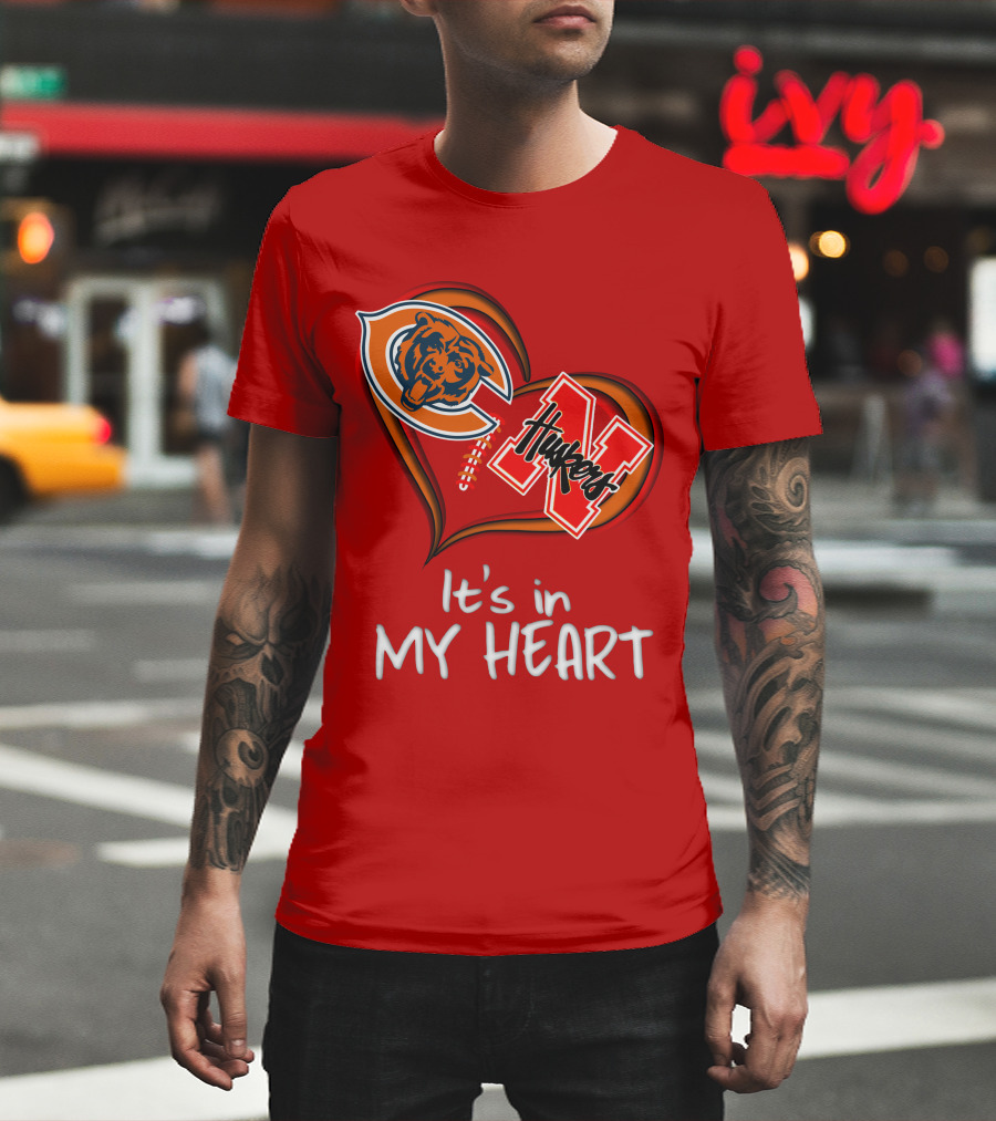 Bears Huskers It's In My Heart T-Shirt