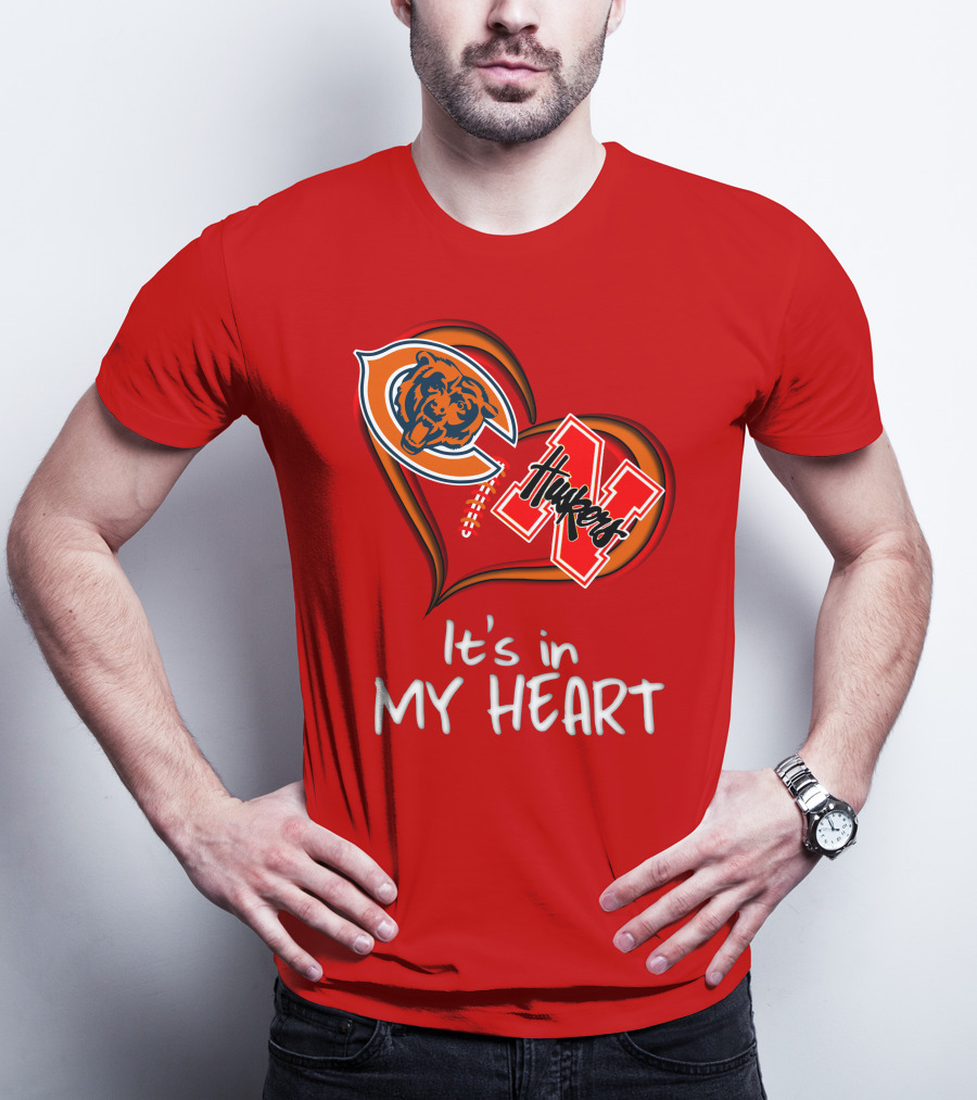Bears Huskers It's In My Heart T-Shirt