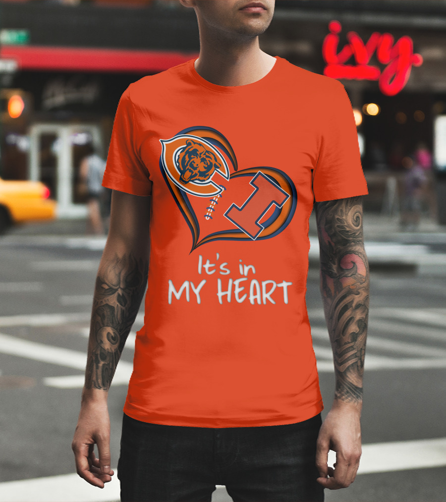 Bears Illinois It's In My Heart T-Shirt