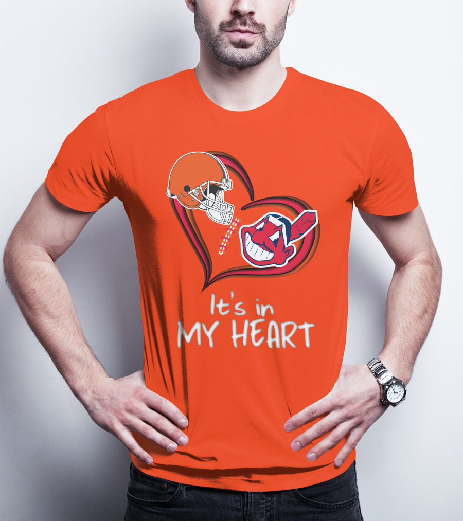 Browns Indians It's In My Heart T-Shirt