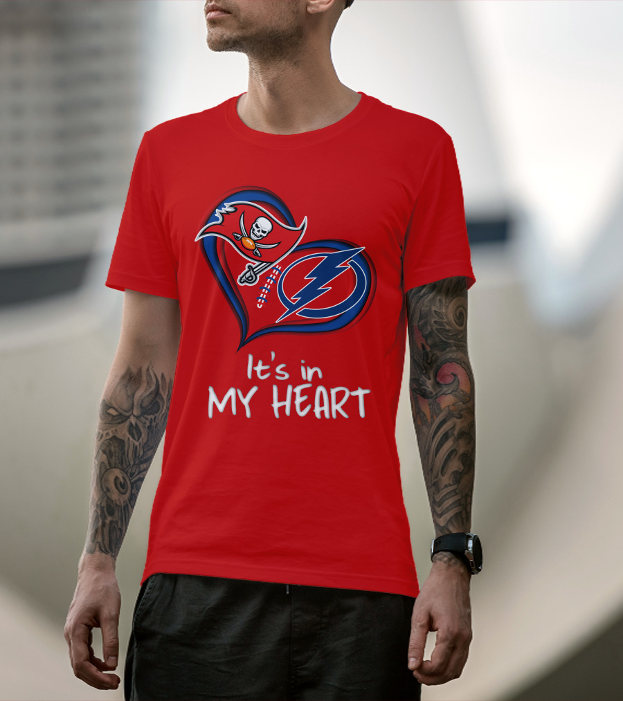 Buccaneers Lightning It's In My Heart T-Shirt