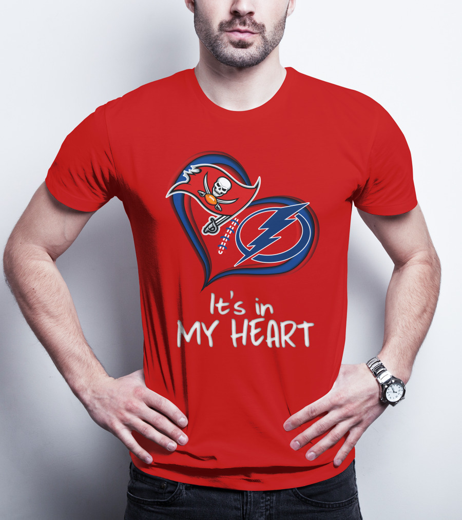 Buccaneers Lightning It's In My Heart T-Shirt