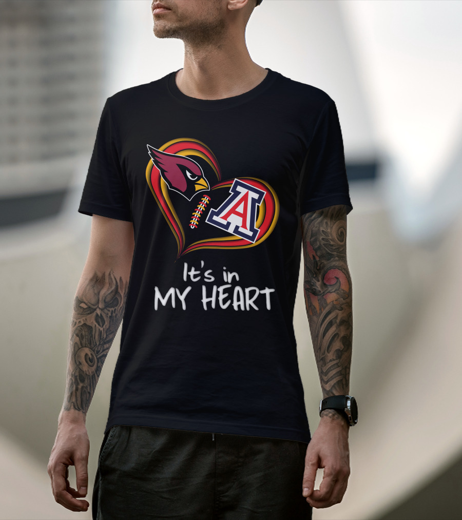Cardinals Arizona A It's In My Heart T-Shirt