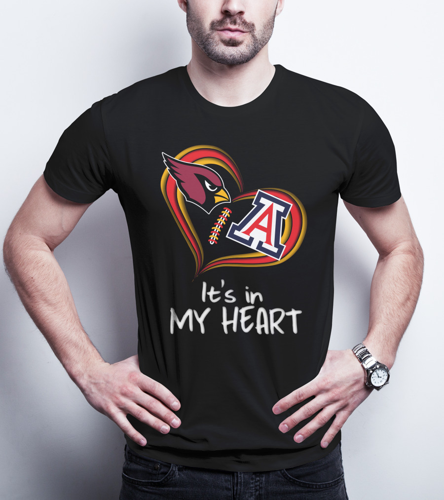 Cardinals Arizona A It's In My Heart T-Shirt